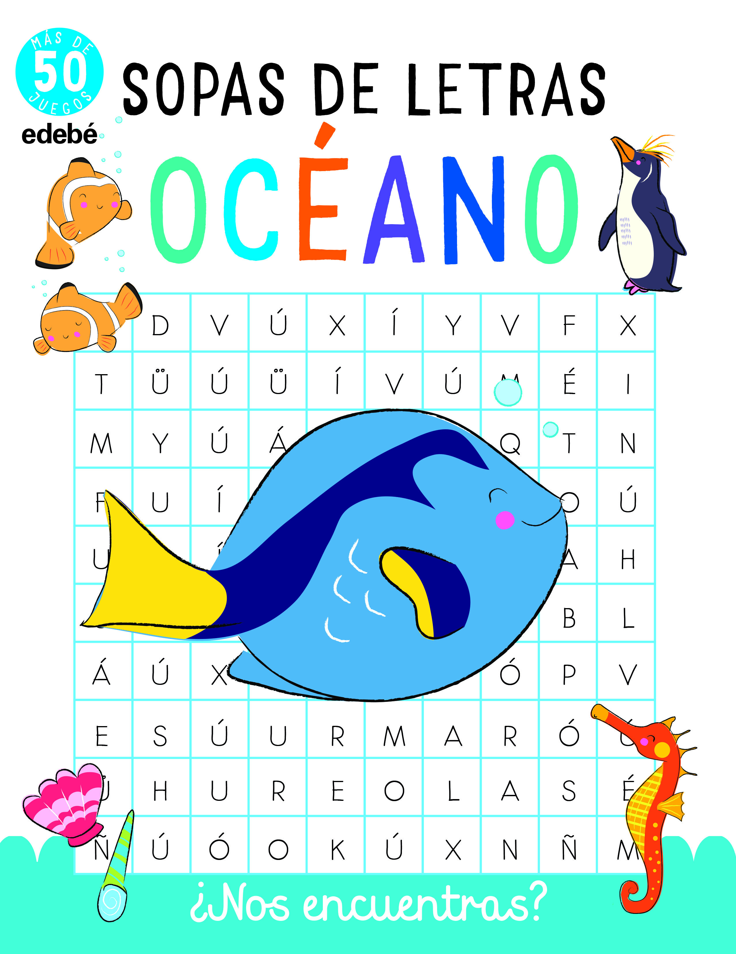 SOPAS DE LETRAS: EL OCÉANO | VV.AA. | Comprar libro 9788468346939