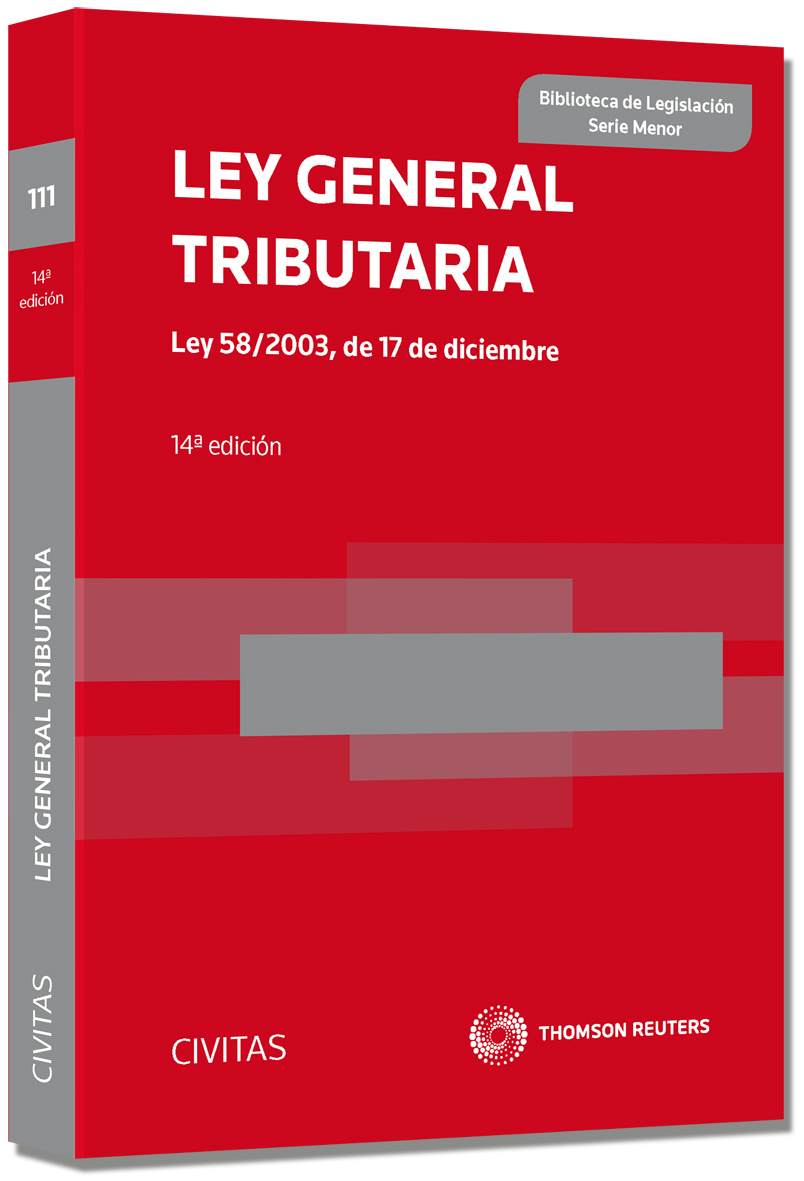 LEY GENERAL TRIBUTARIA (14º ED.) | RICARDO ALONSO GARCIA | Comprar ...