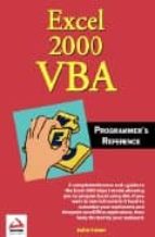 EXCEL 2000 VBA PROGRAMMER S REFERENCE | J. GREEN | IDG BOOKS | Casa del Libro Colombia