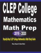 CLEP COLLEGE MATHEMATICS MATH PREP 2019 2020 | | Effortless Math ...