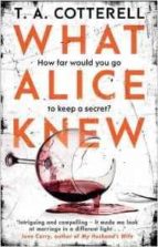 WHAT ALICE KNEW | | TRANSWORLD PUBLISHERS | Casa del Libro