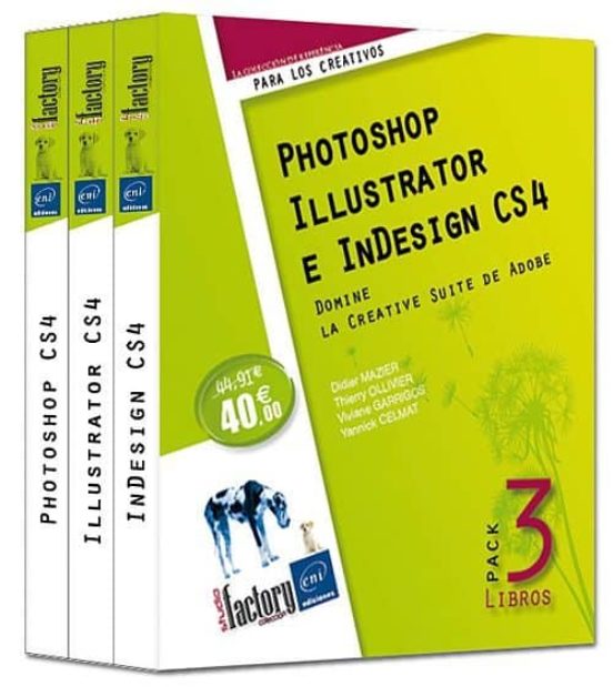 PHOTOSHOP ILLUSTRATOR E INDESIGN CS4 (PACK 3 LIBROS) | DIDIER MAZIER | Casa del Libro