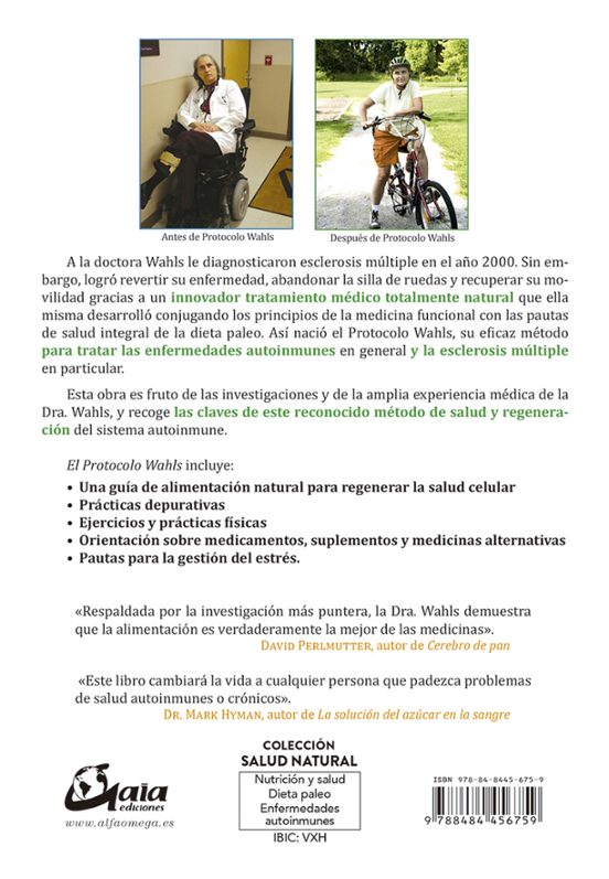 EL PROTOCOLO WAHLS: COMO SUPERE MI ESCLEROSIS MULTIPLE PROGRESIVA CON LOS PRINCIPIOS PALEO Y LA ...